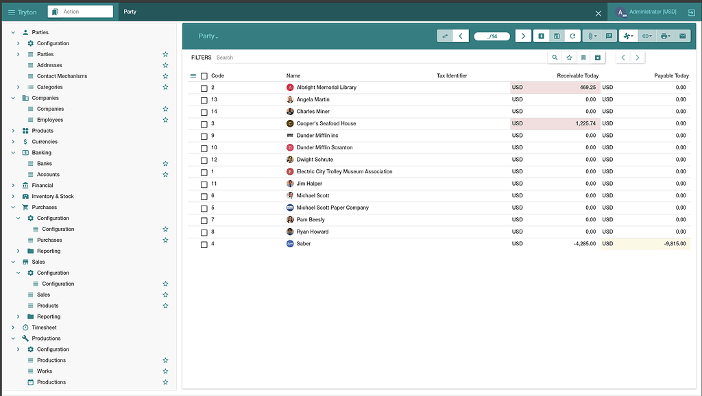 Improve sao menu width - Ideas - Tryton Discussion