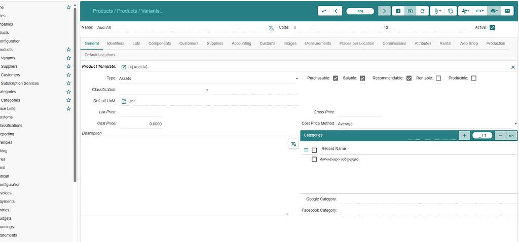 I created an Asset and configured all required fields, but the ...