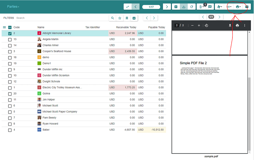 Visualize a report without download - Ideas - Tryton Discussion